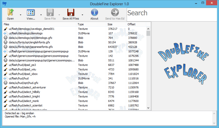Double Fine Explorer - Quick And Easy Software